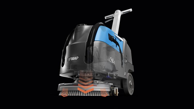 Fimap GxL Pro - Walk Behind Scrubber Dryer - Joel's Garage Gear